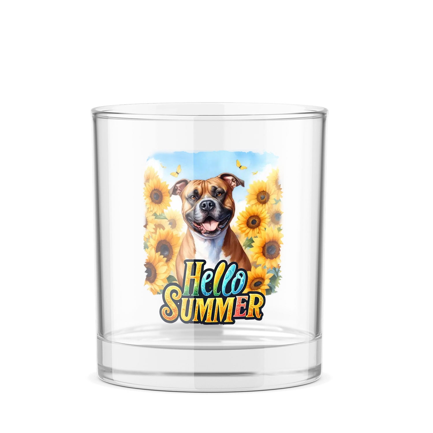 Pitbull Hello Summer Sunshine Sunflowers Spring Retro Vintage 11oz ...