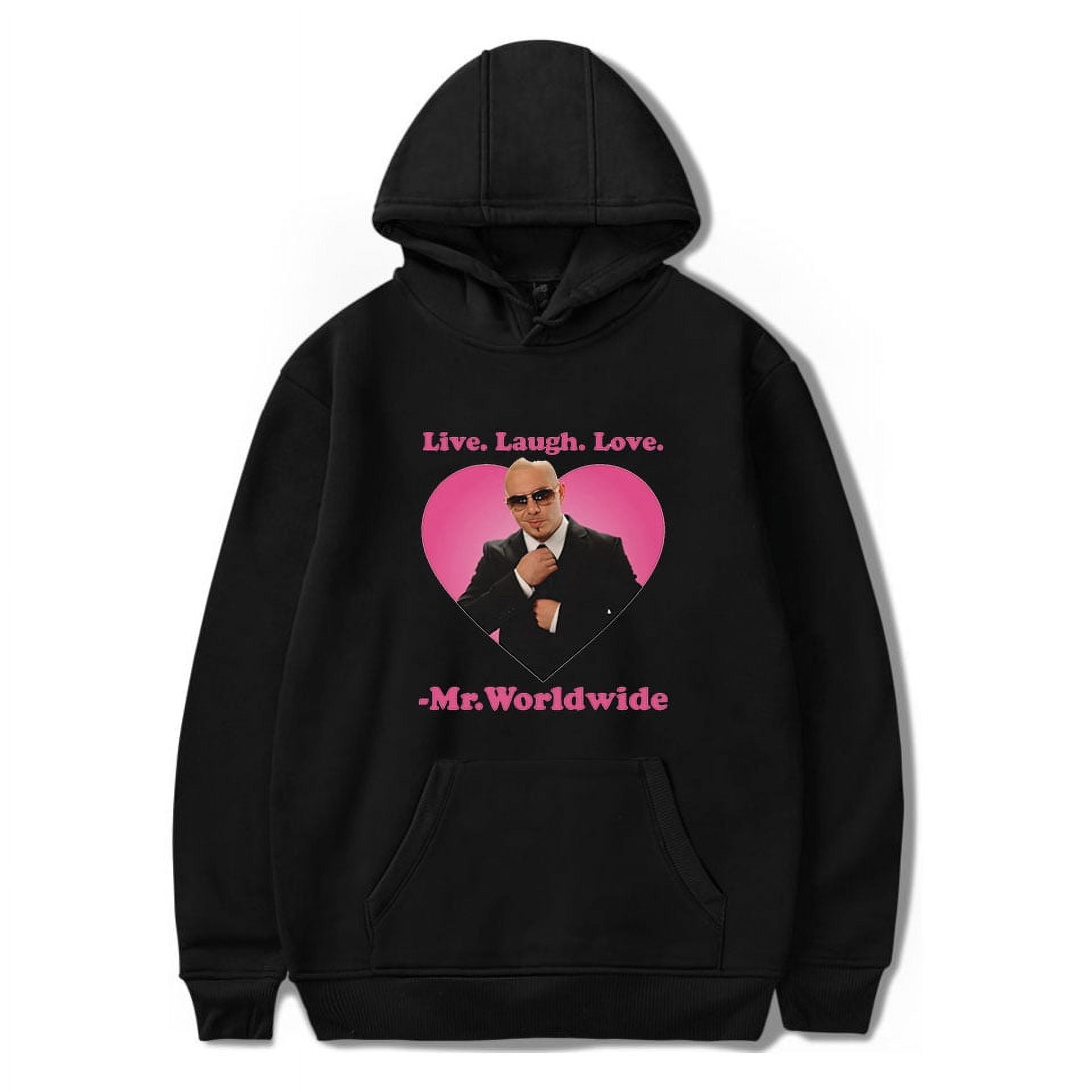 Pitbull Mr.Worldwide Hoodies Rap Merch Fashion Winter For Men Women ...