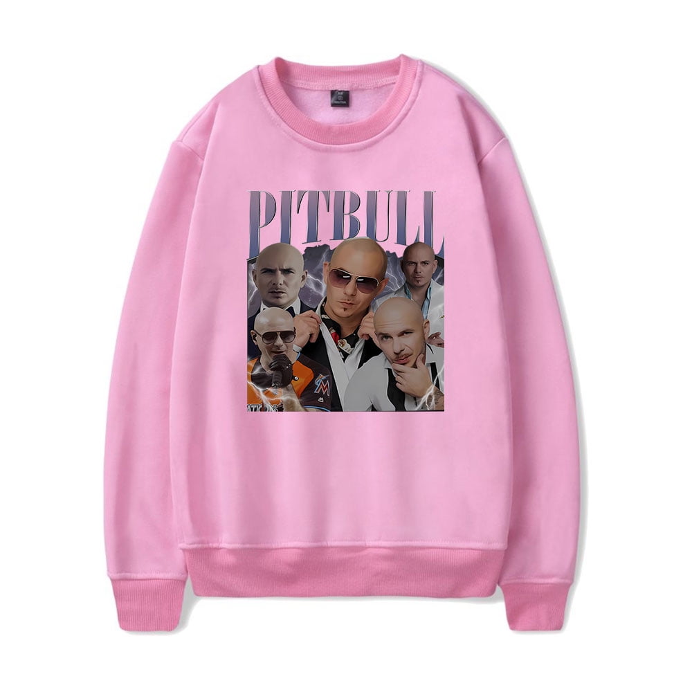 Pitbull Mr.Worldwide merch sweater capless crewneck sweater men/women ...