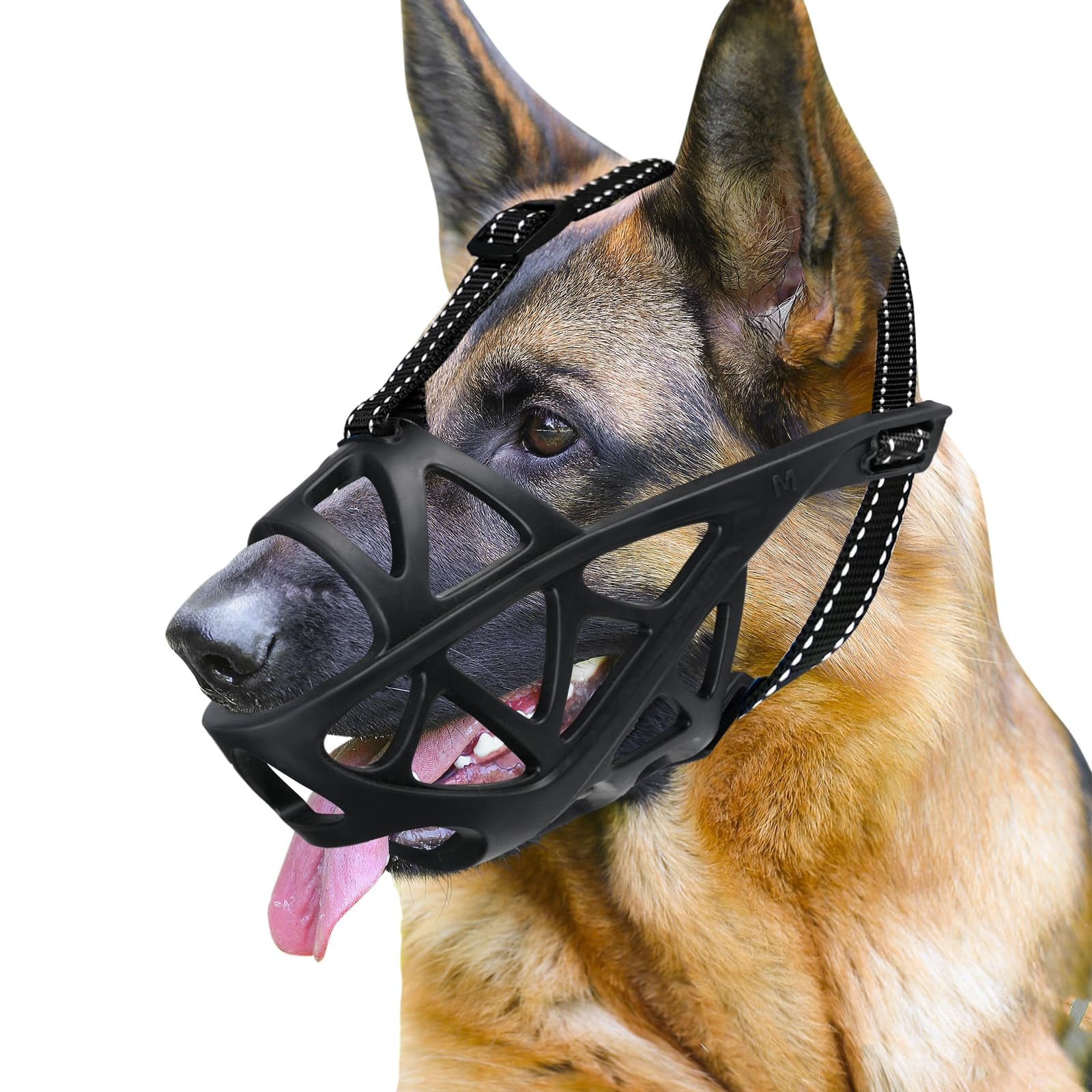Pitbull Muzzle for Large Medium Sized Dogs to Prevent Biting Scavenging ...