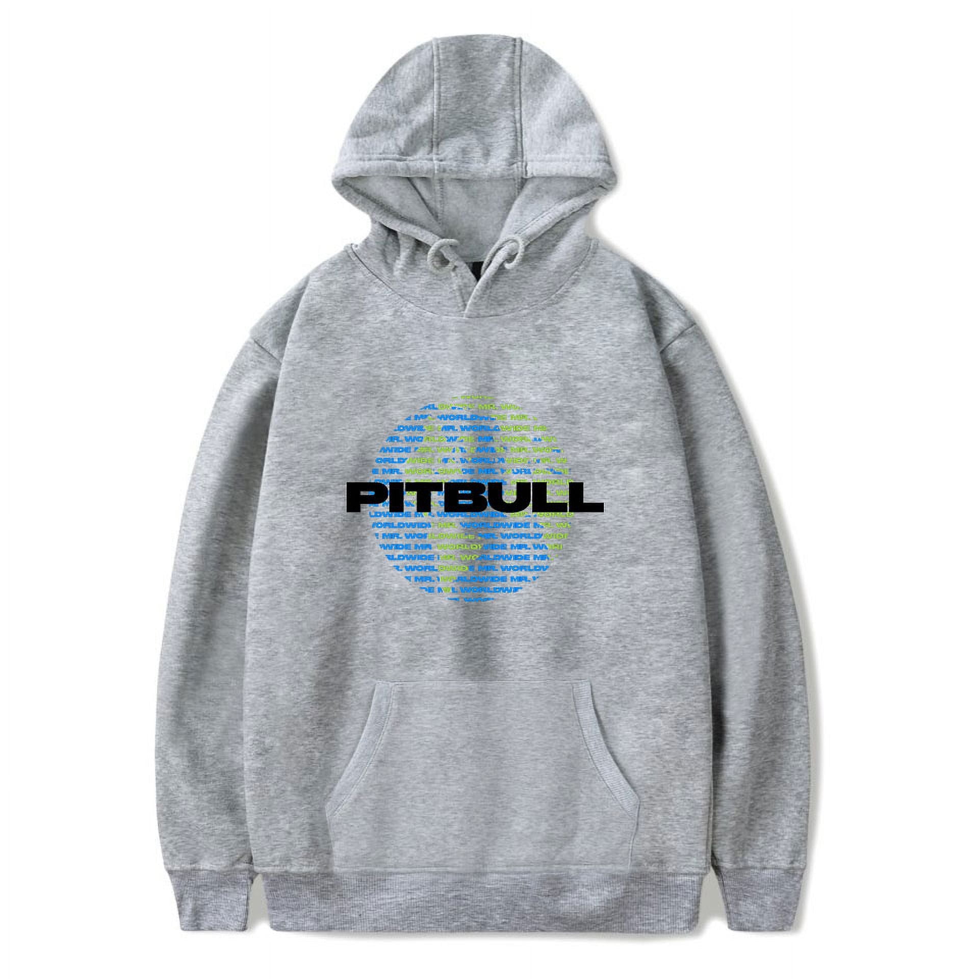 Pitbull Rapper Hoodies Merch For Men Women Fashion Casuals Long Sleeve ...