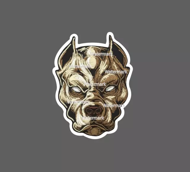Pitbull Sticker Dawg Bully Waterproof Sticker Phone Decal Water Bottle ...