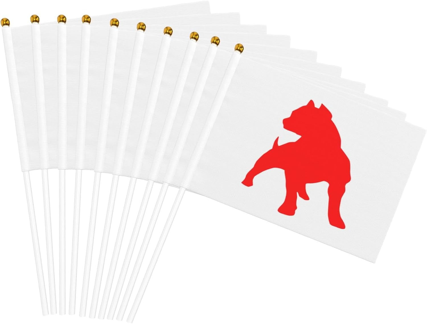 Pitbulls Pride Flag Small Mini Hand Held Flags 5.5x8.2 Inch - Walmart.com