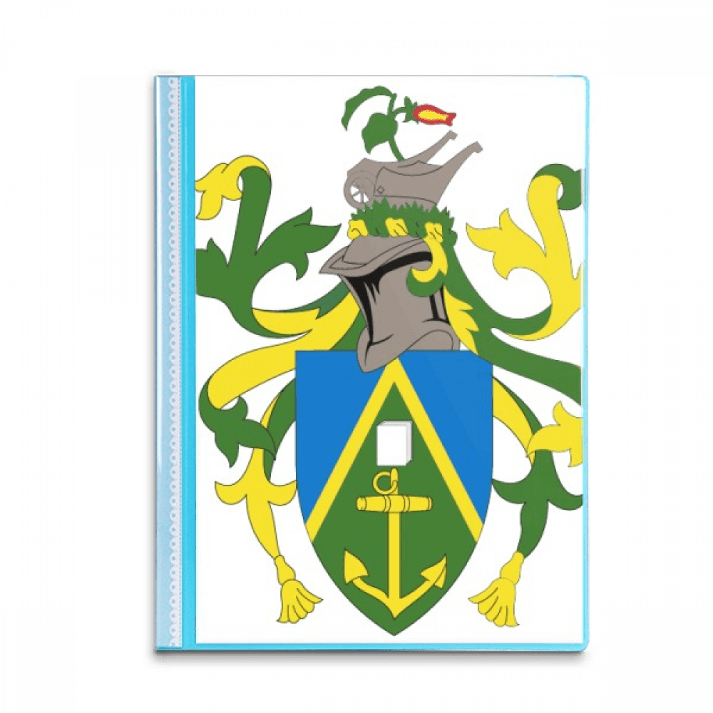 Pitcairn Islands Oceania National Emblem Book Sheet Protectors ...