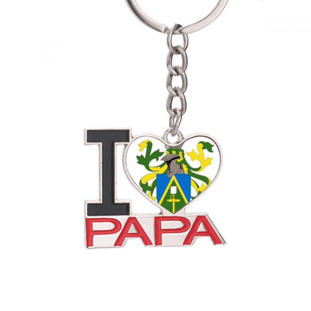 Pitcairn Islands Oceania National Emblem Keychain Metal Keyring Holder ...