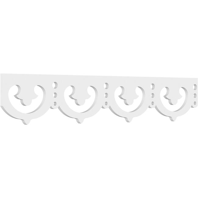 Pitch 0.62 in. Carmella Architectural Grade PVC Running Trim - Carmella ...