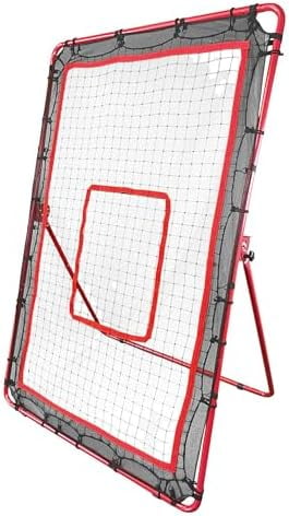 Pitch Back Net, Baseball Softball Rebounder Trainer for Throwing and ...