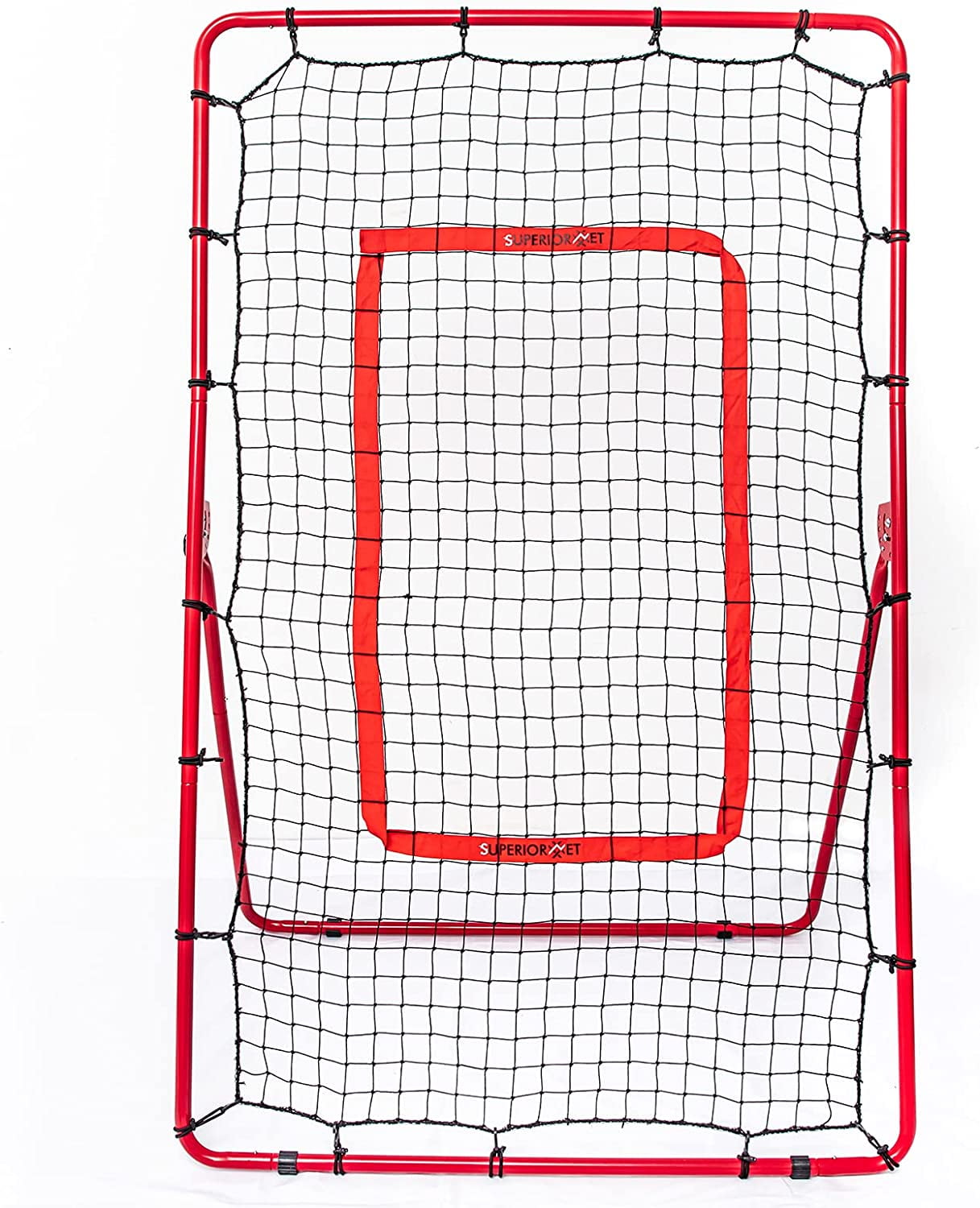 Pitch Back Rebound Net, Adjustable Rebounder Trainer for Baseball ...