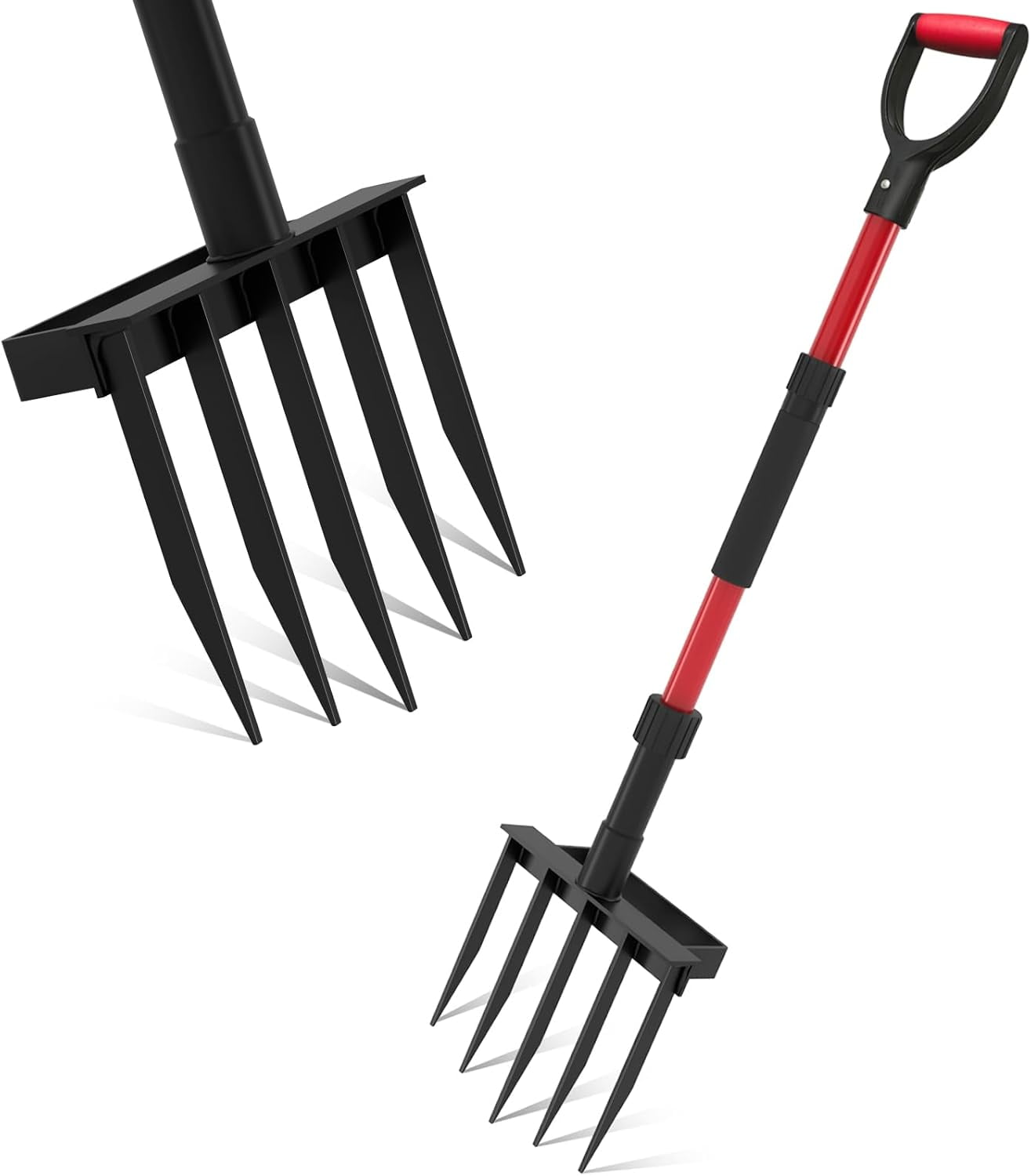 Pitch Fork for Garden,Tine Heavy Duty Pitchfork for Loosening Soil ...