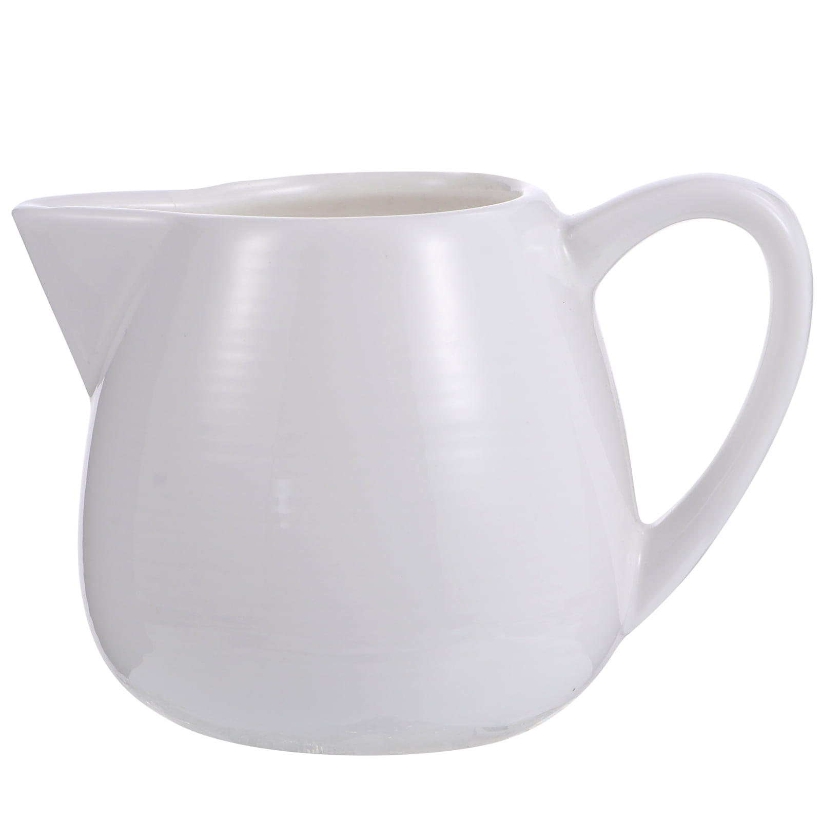 Pitcher Creamer Coffee Ceramic Sauce Gravy Jug Mini Cup Frothing Cream ...