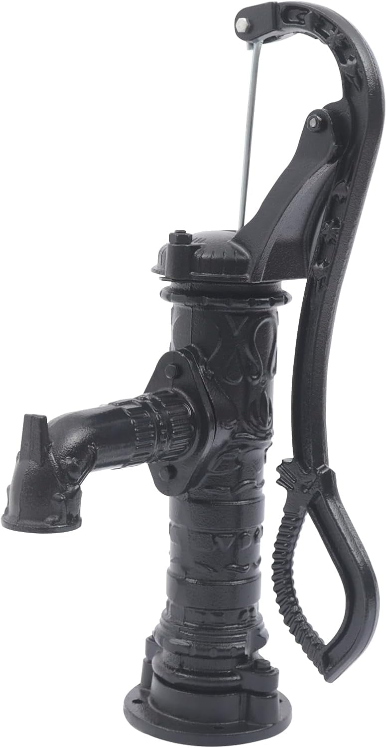 Pitcher Hand Water Pump For Well Antique Water Pump Cast Iron Well ...