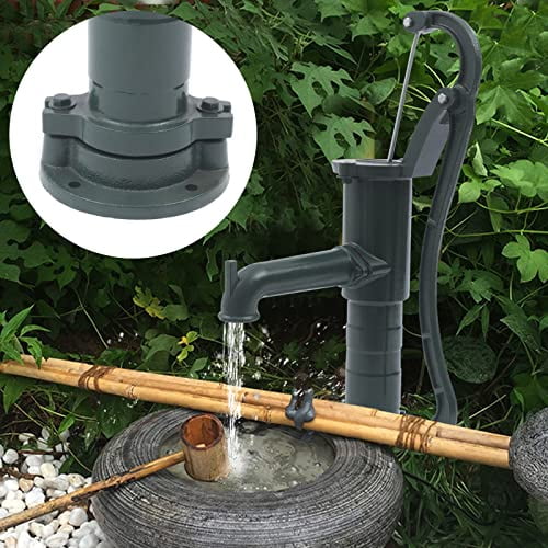 Pitcher Hand Water Pump for Well, Cast Iron Manual Well Pump Pitcher ...