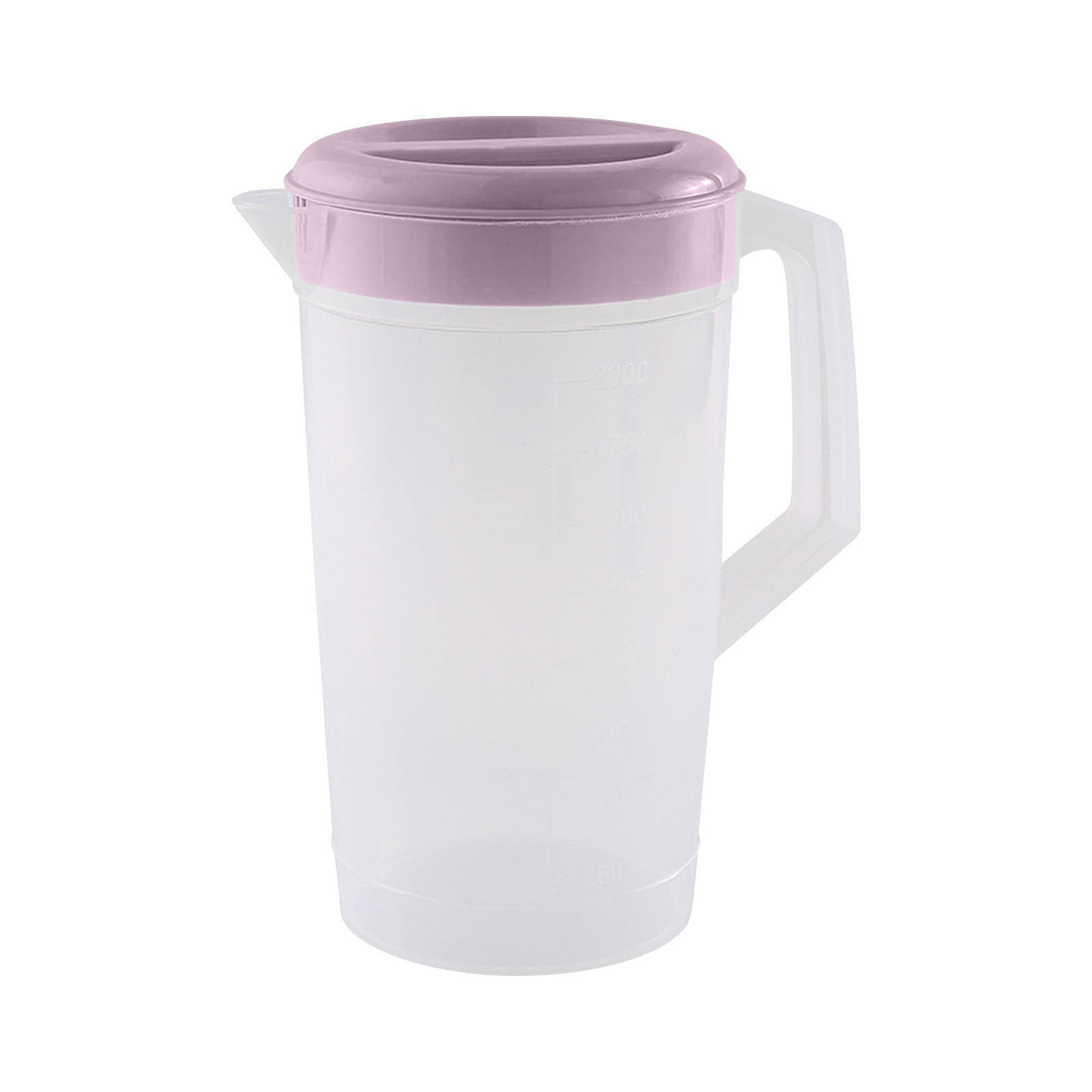 Pitcher with Lid Water Jug 2L/70oz for Fridge Plastics Beverage ...