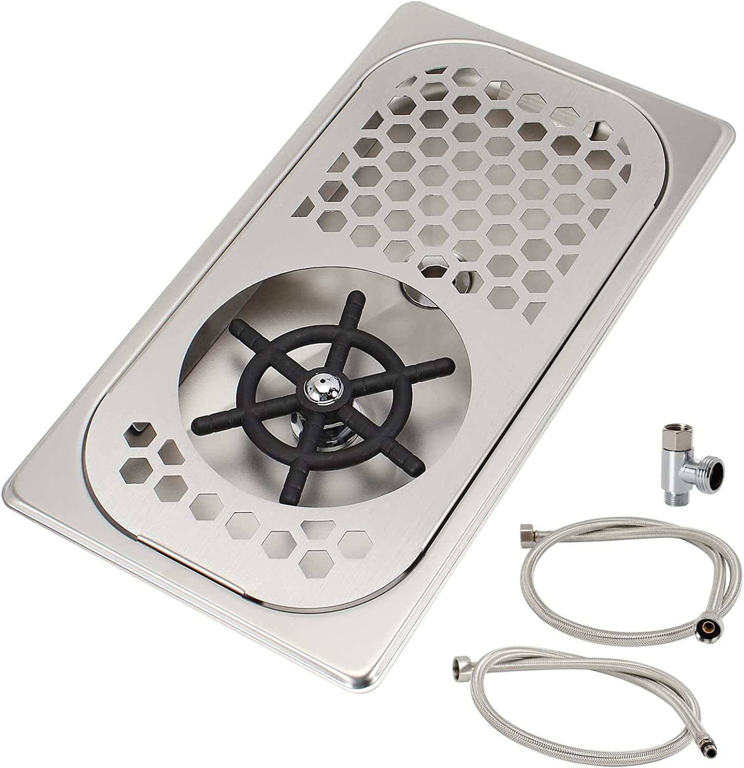 Pitcher Rinser, Espresso Rinser with Spray, Drain and Drip Tray ...