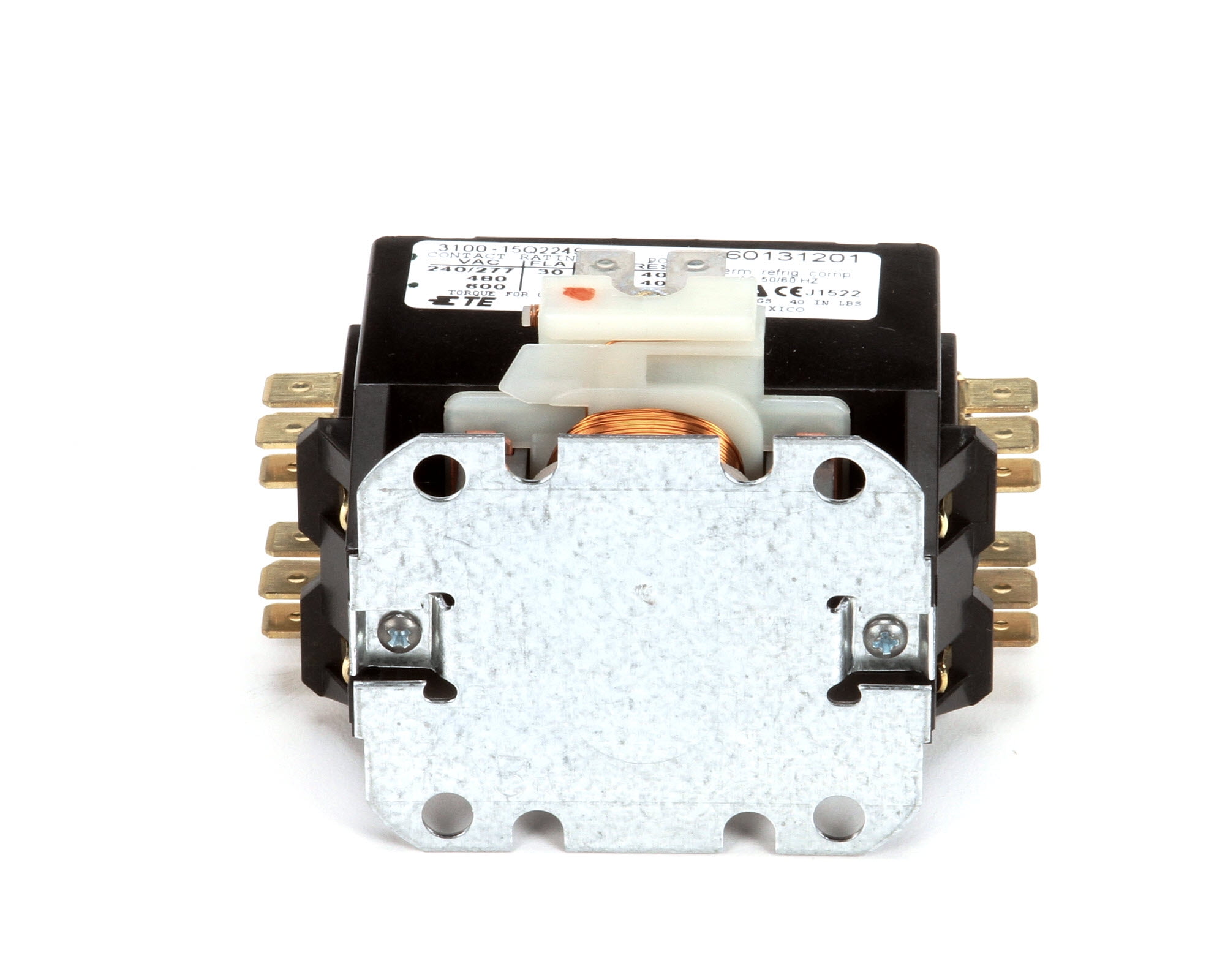 Pitco 60131201 Contactor with 24V 1 Pole 30A Terminal Accessory ...