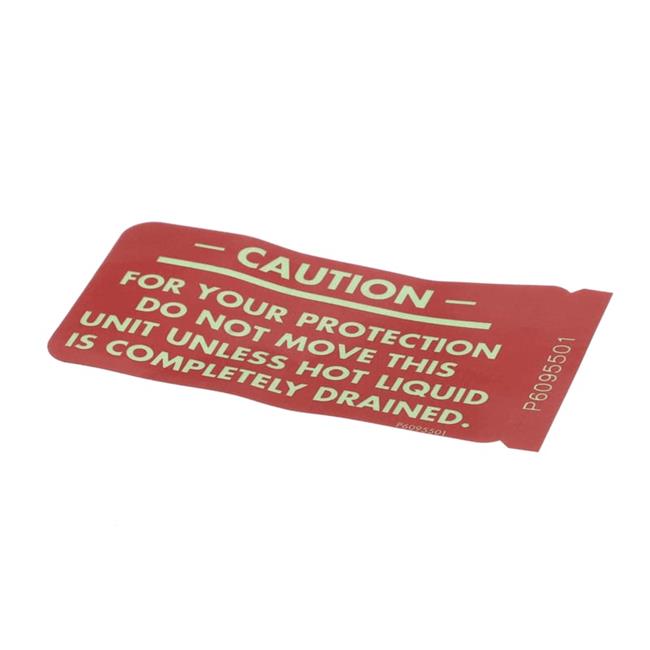 Pitco P6095501 Genuine OEM Caution Sticker - Walmart.com