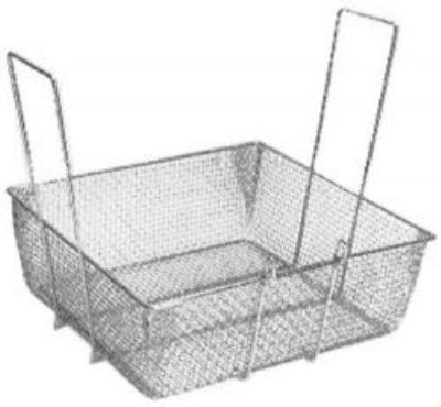 Pitco P6072180 Fry Basket W/Two Handles Front Hook 16.75" X 17.5" X 6 ...