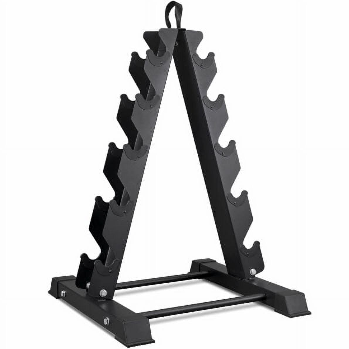 Pithage Dumbbell Rack Stand A-Frame Weight Holder Only 600LBS Home Gym ...