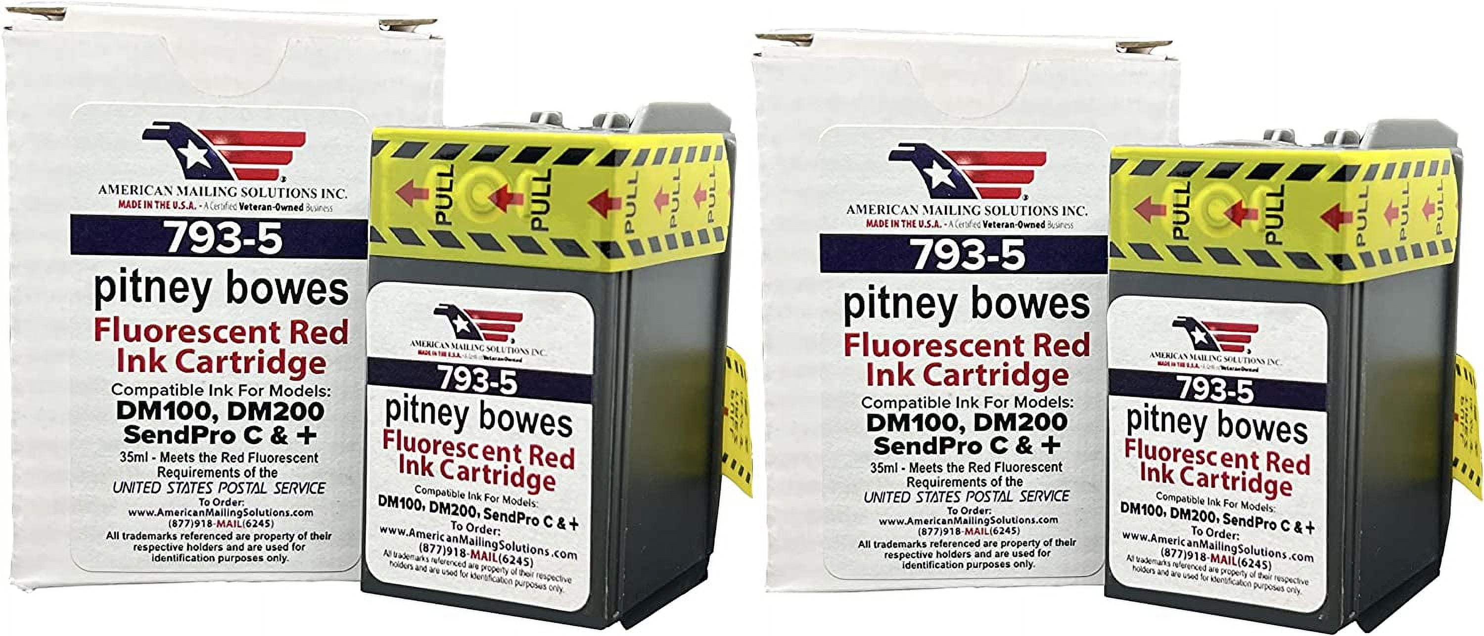 Pitney Bowes 793-5 | 2-Pack | Ink Cartridge replacement for the SendPro ...