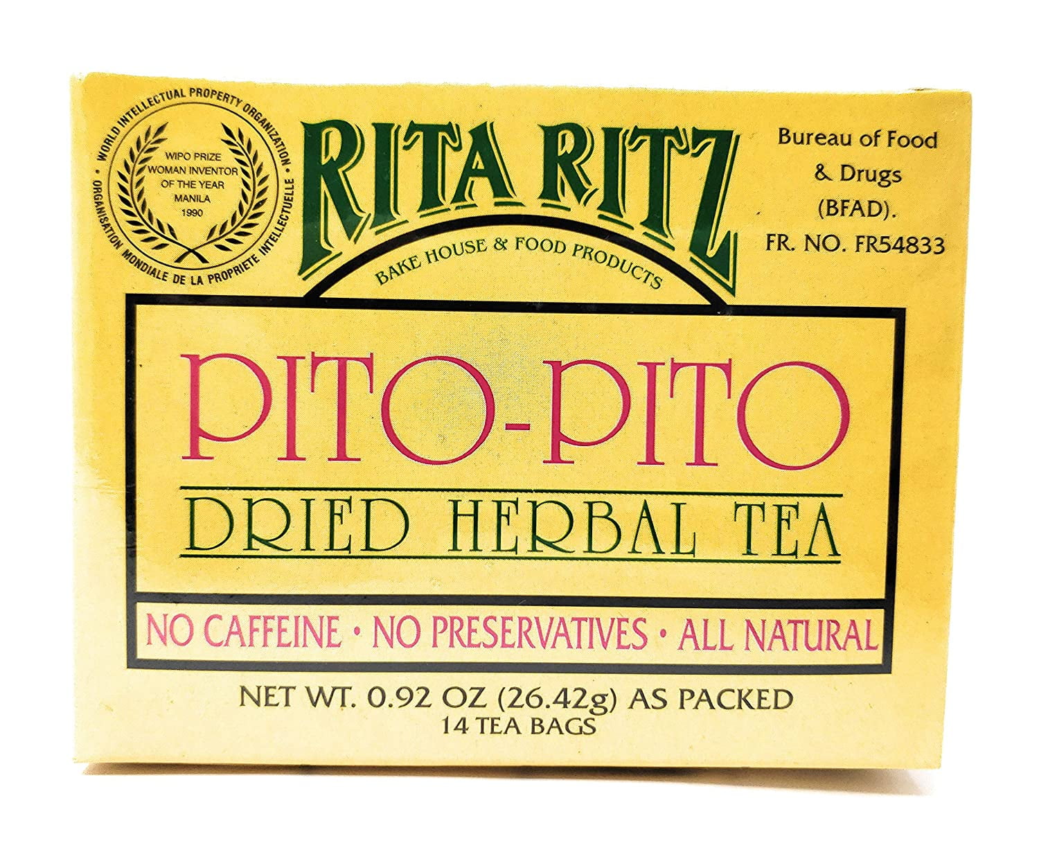 Pito Pito Dried Tea 14 Tea Bags in One Pack - Walmart.com
