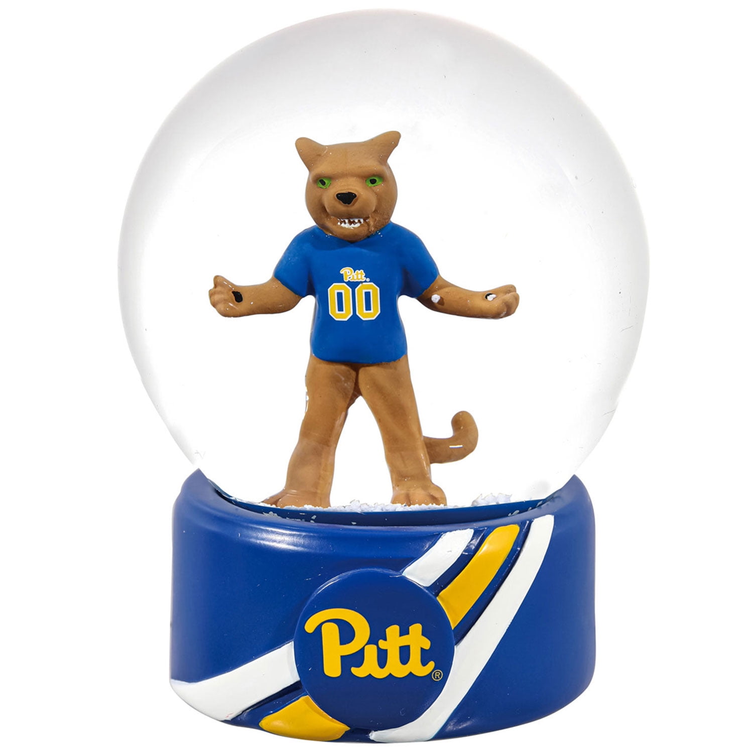 Pitt Panthers 100mm Mascot Glass Water Globe - Walmart.com