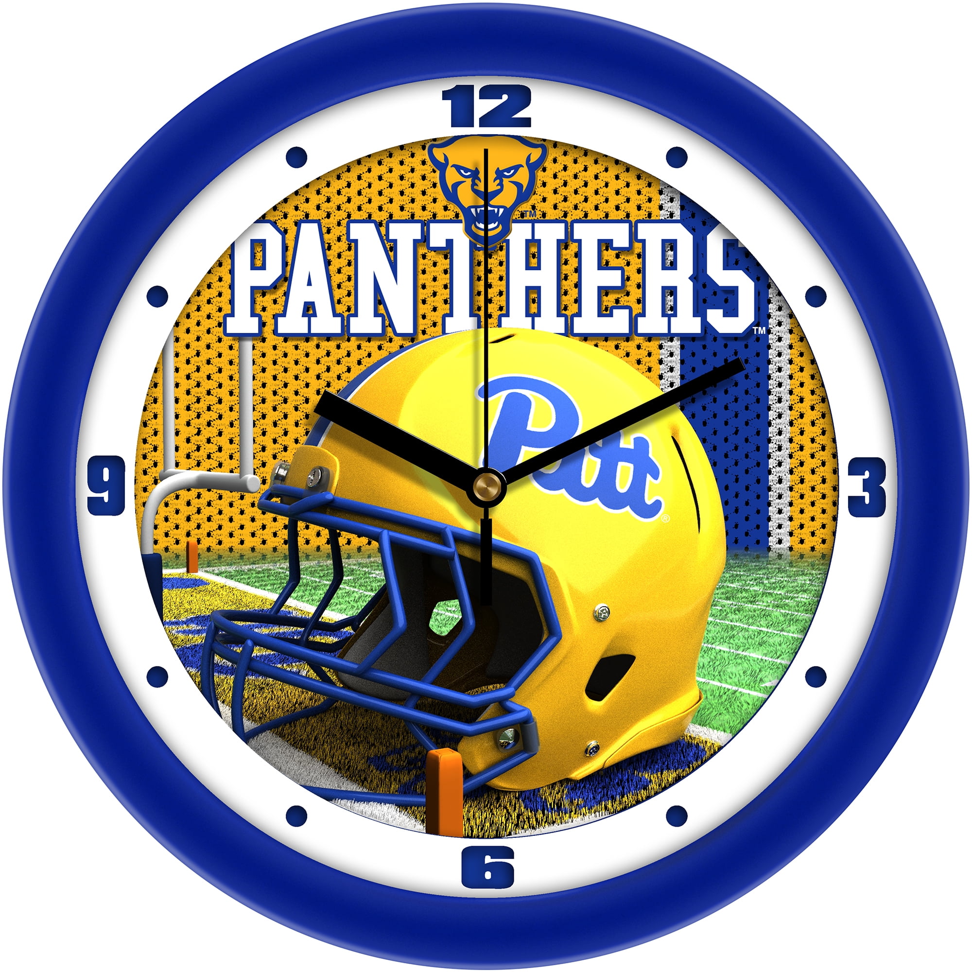 Pitt Panthers 11.5'' Suntime Premium Glass Face Football Helmet Wall ...
