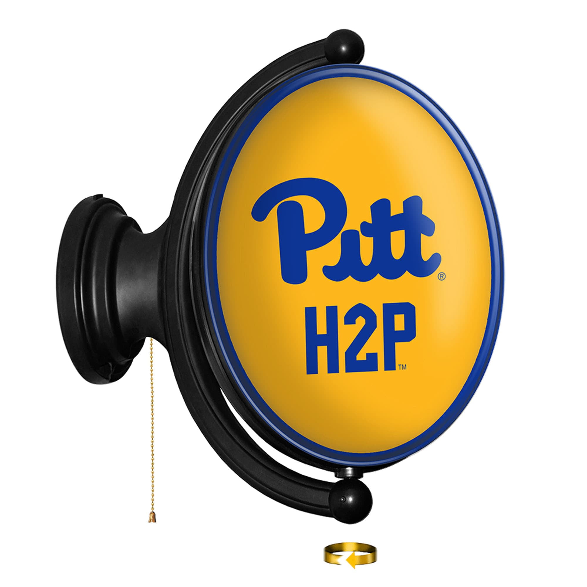 Pitt Panthers 21'' x 23'' Rotating Lighted Wall Sign - Walmart.com
