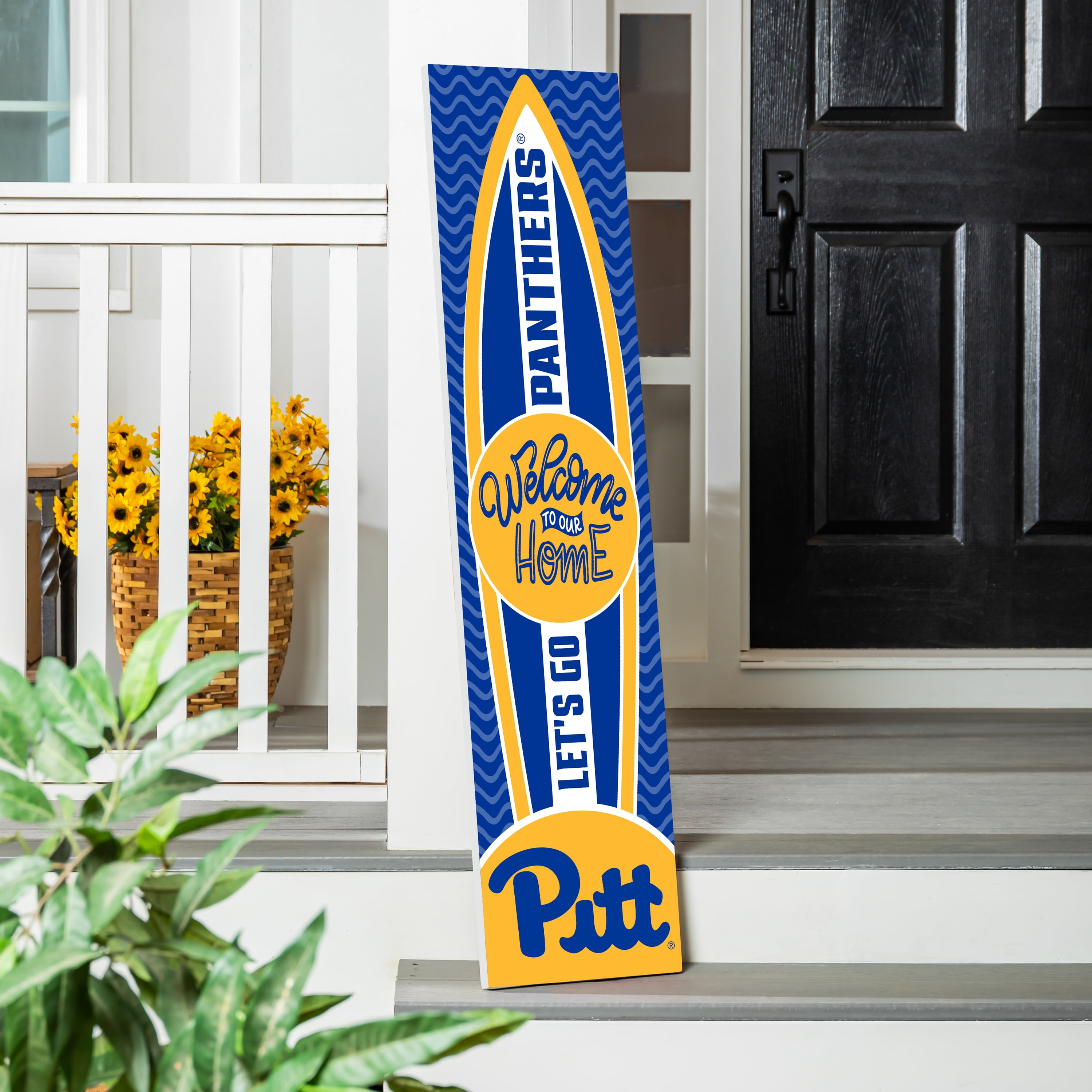Pitt Panthers 47" Surfboard Summer Porch Leaner Welcome Wall Sign ...