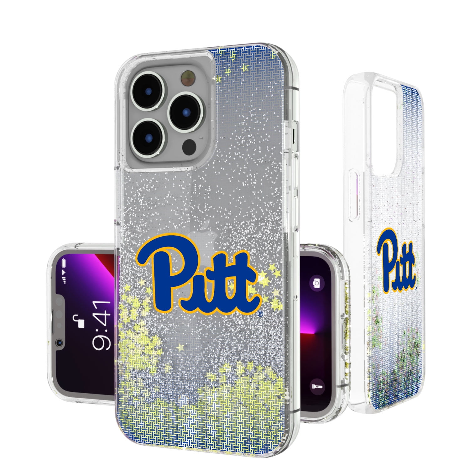 Pitt Panthers Linen Logo iPhone Glitter Case - Walmart.com