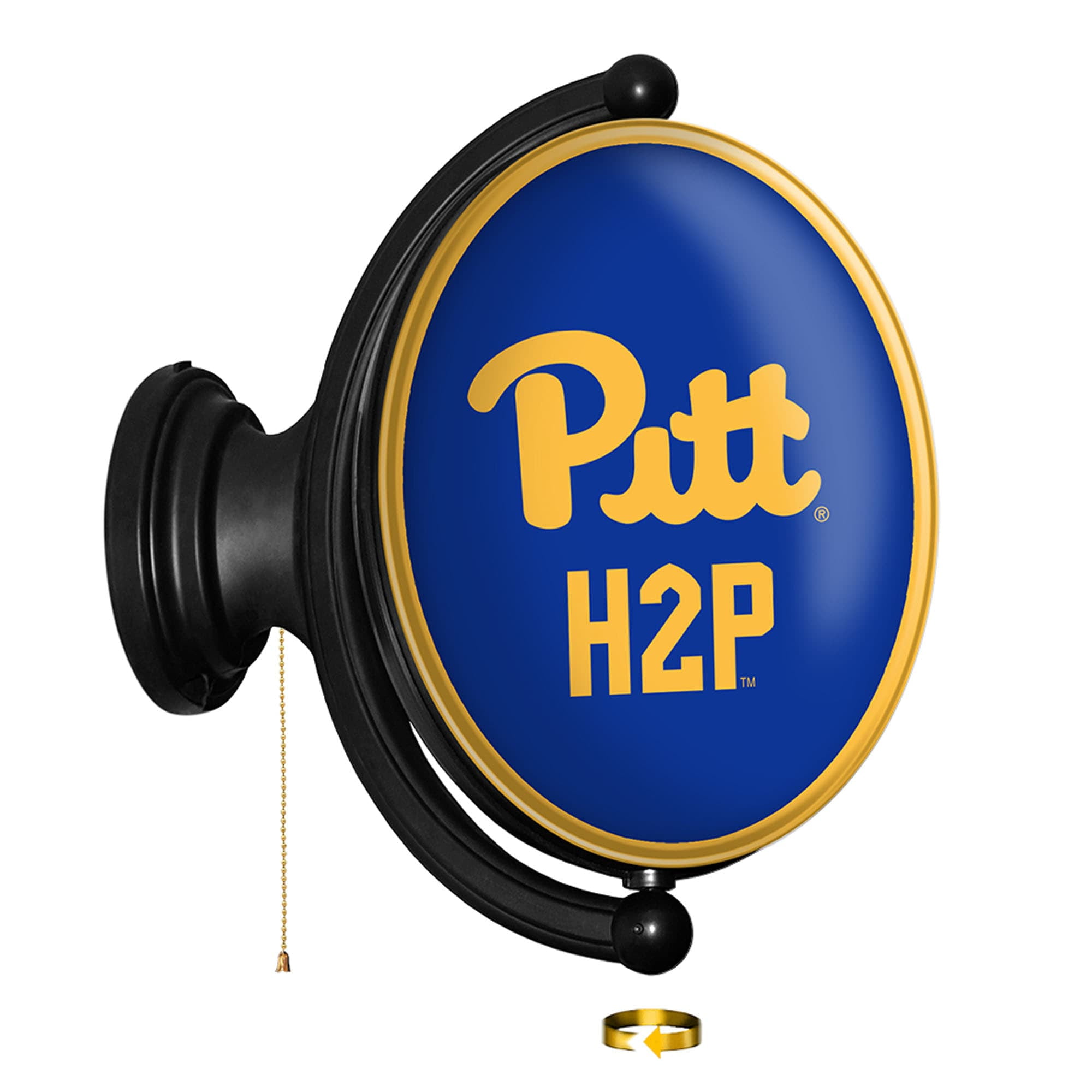 Pitt Panthers Logo 21'' x 23'' Rotating Lighted Wall Sign - Walmart.com
