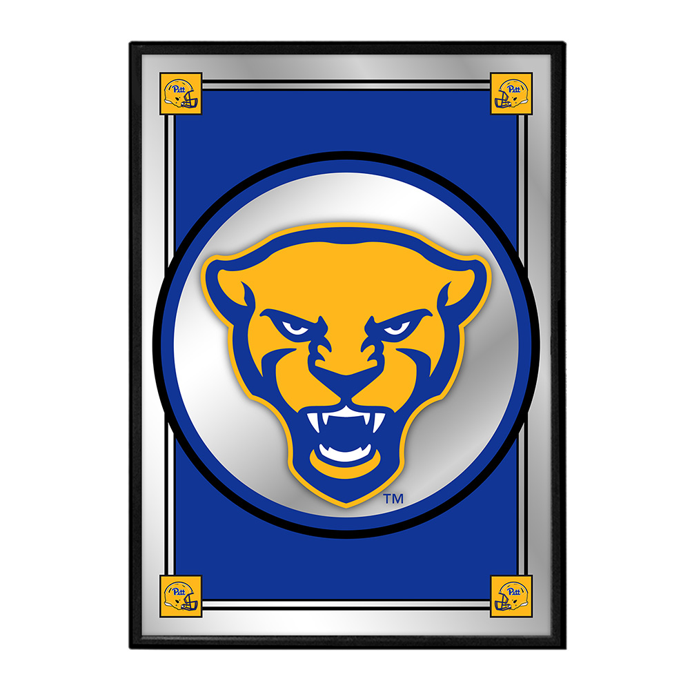 Pitt Panthers: Team Spirit, Mascot - Framed Mirrored Wall Sign ...