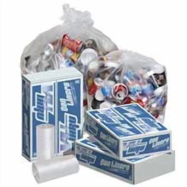 Pitt Plastics 24 x 32 Clear Perforated Can Liner Roll -- 500 per case ...