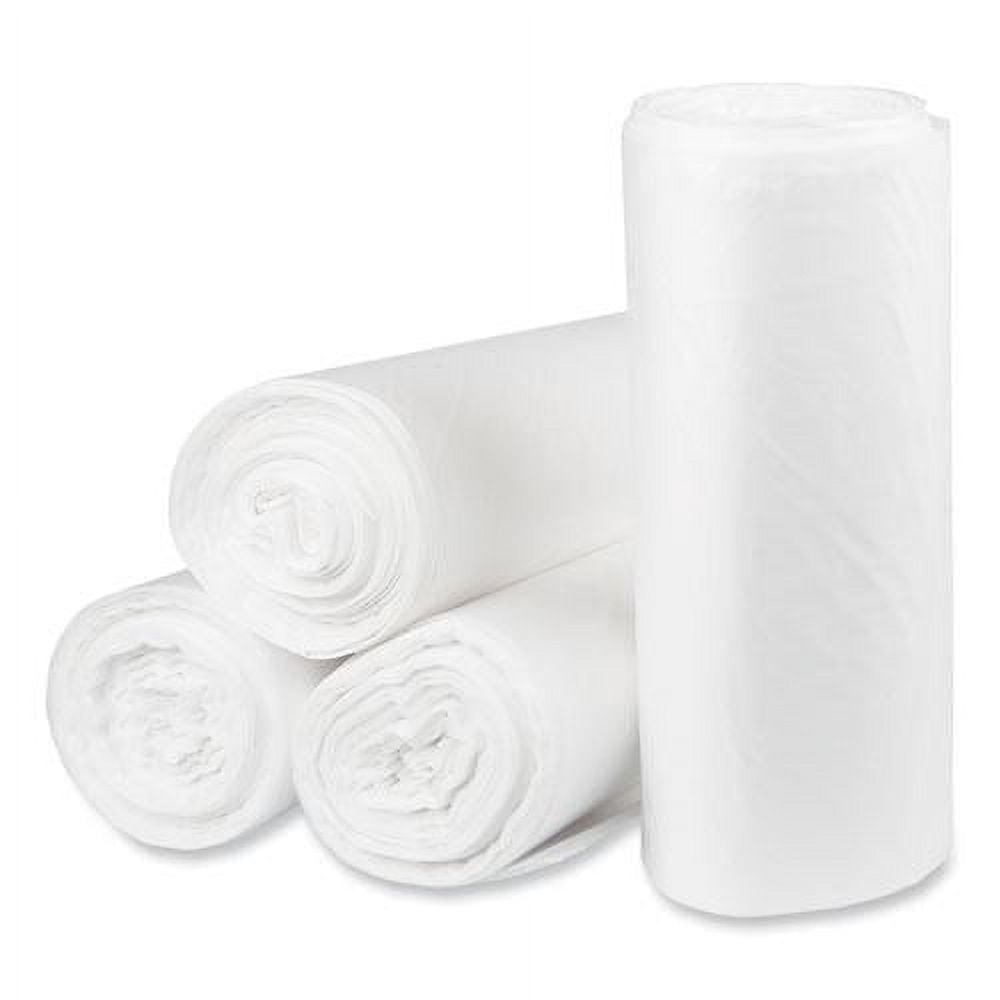 Pitt Plastics Eco Strong Plus Can Liners, 40 gal, 14 mic, 40" x 46 ...