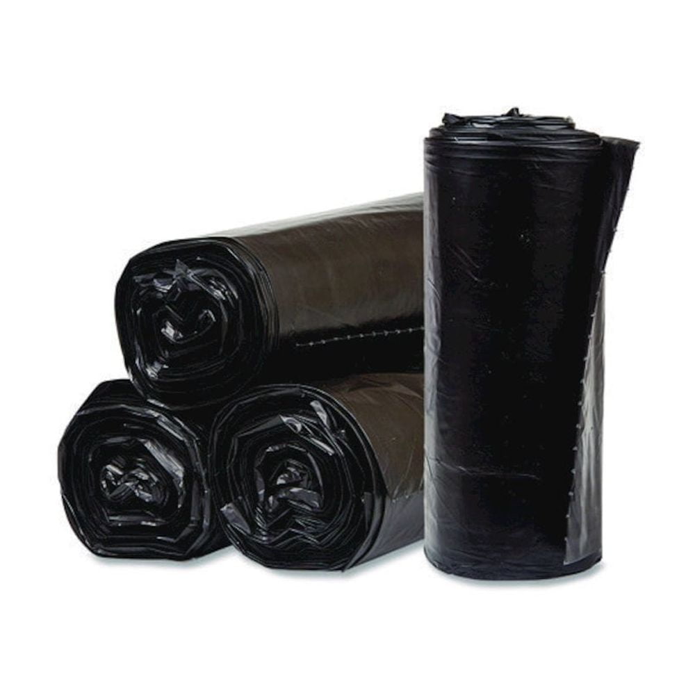 Pitt Plastics Repro Can Liners, 1.2-mil, 60 Gallons, Black, Case Of 100 ...