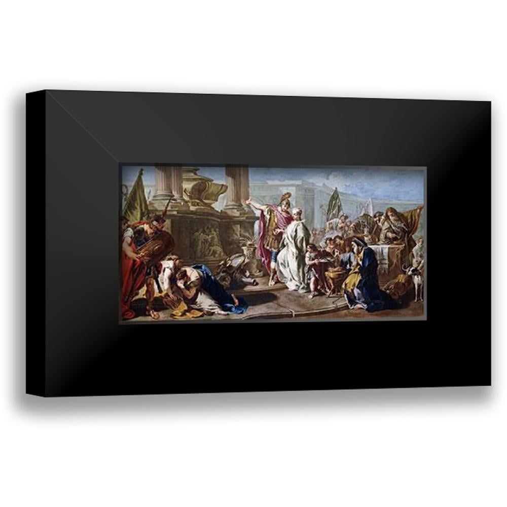 Pittoni, Giovanni Battista 18x11 Black Modern Framed Museum Art Print ...