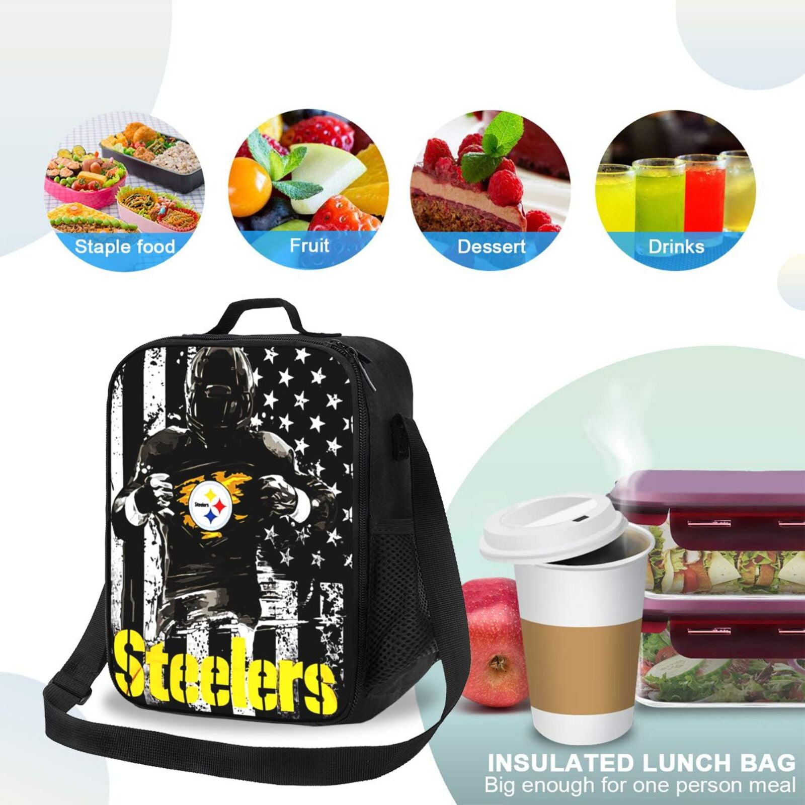 Pittsburgh 2026 Custom Lunch Box, Multifunctional Cooler Insulated ...