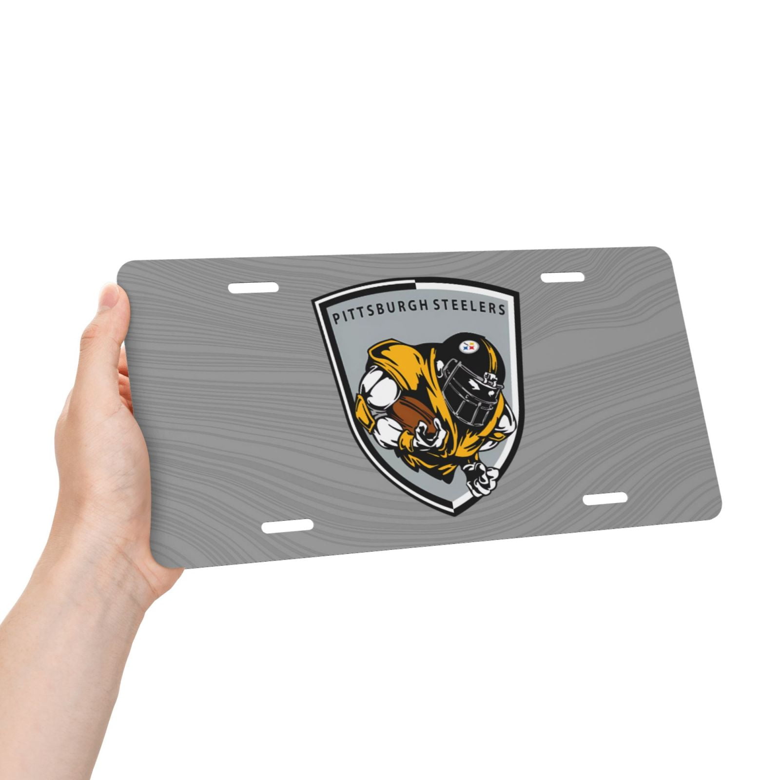 Pittsburgh Aluminum America Football License Plate 6" X 12" - Team ...