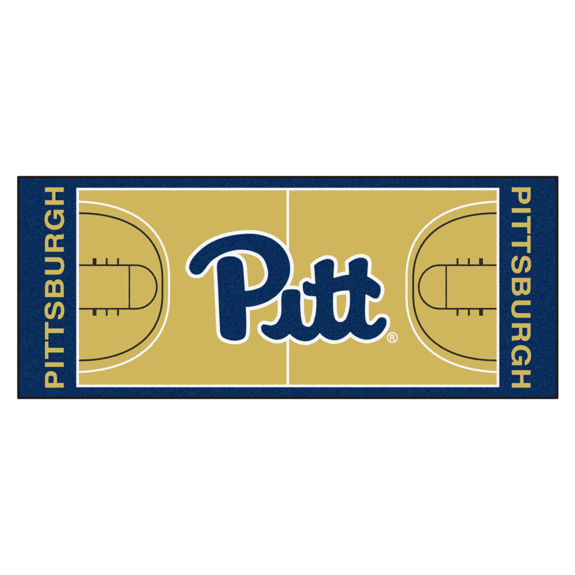 Pittsburgh Basketball Court Runner 30" x 72" - Walmart.com