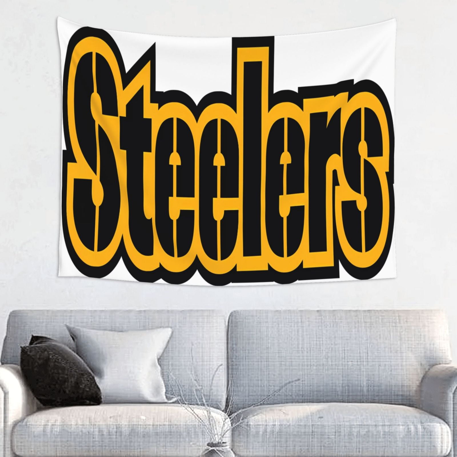 Pittsburgh Beautiful Bedroom Tapestry, Stylish Home Decor, Football ...