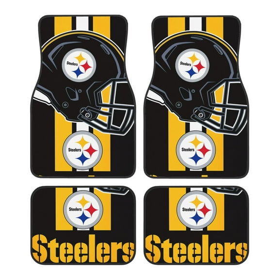 Pittsburgh Car Foot Mat Set 4 Pieces,Car Mat Interior Accessoriess ...