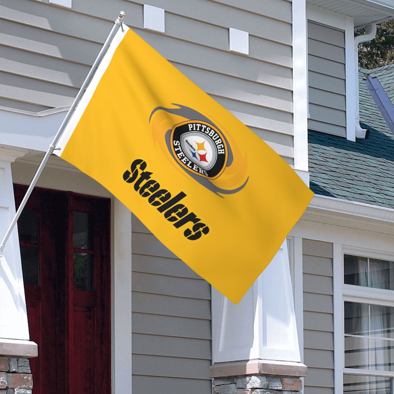 Pittsburgh City Football team flag double-sided 3x5ft flags patio ...