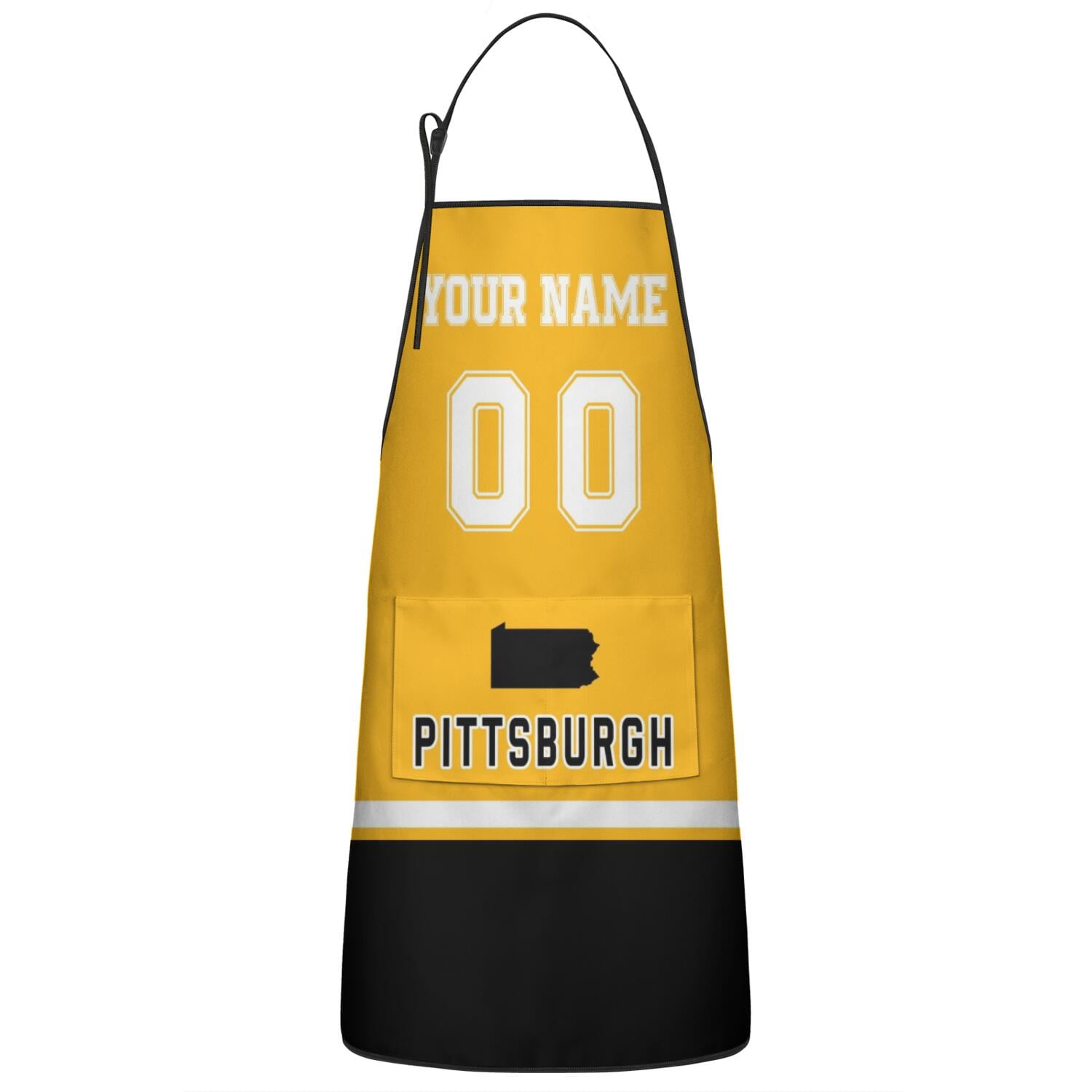 Pittsburgh Custom Aprons for Men Women, Personalized Football Style ...
