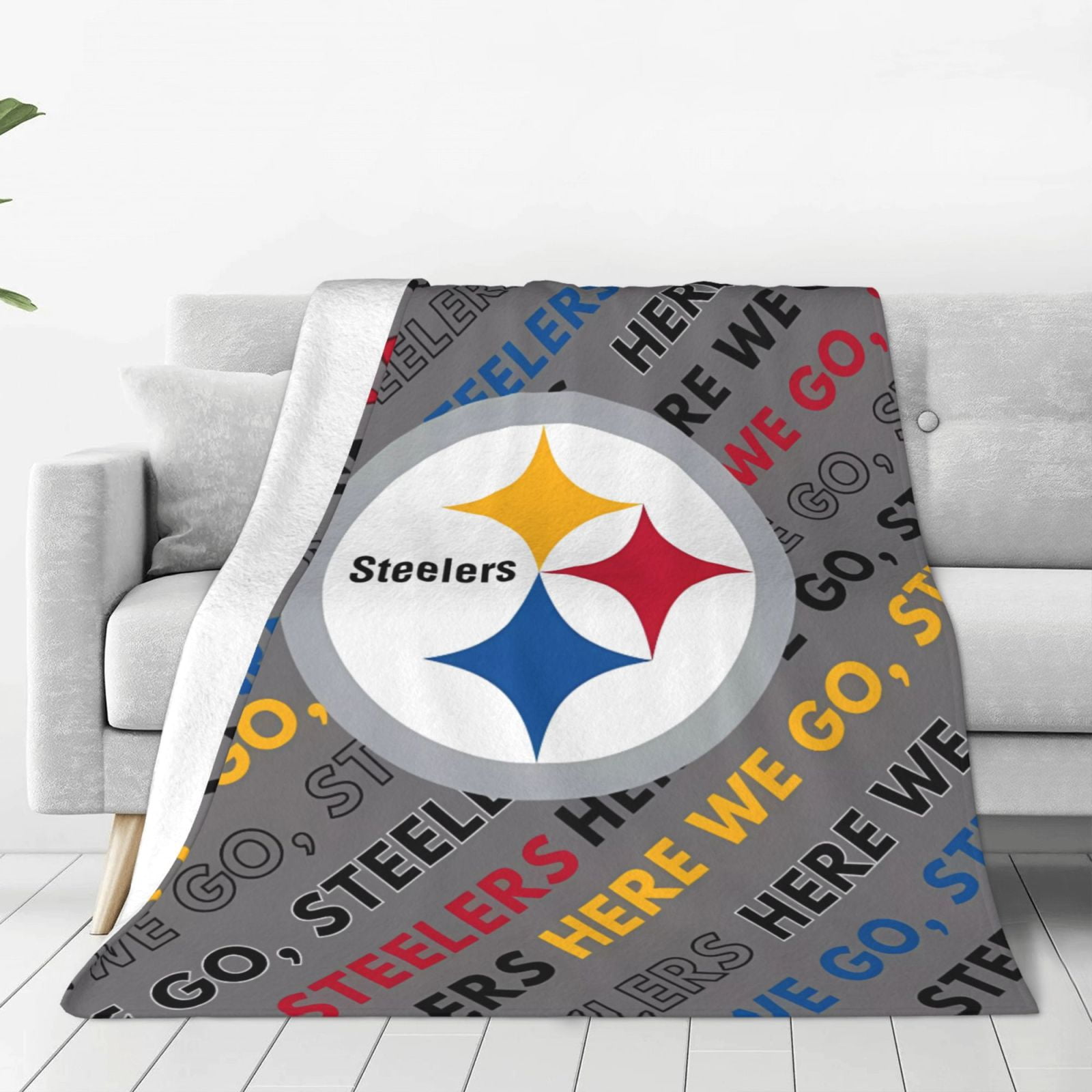 Pittsburgh Football Team-Themed Ultra-Soft Micro Fleece Blanket - Micro ...