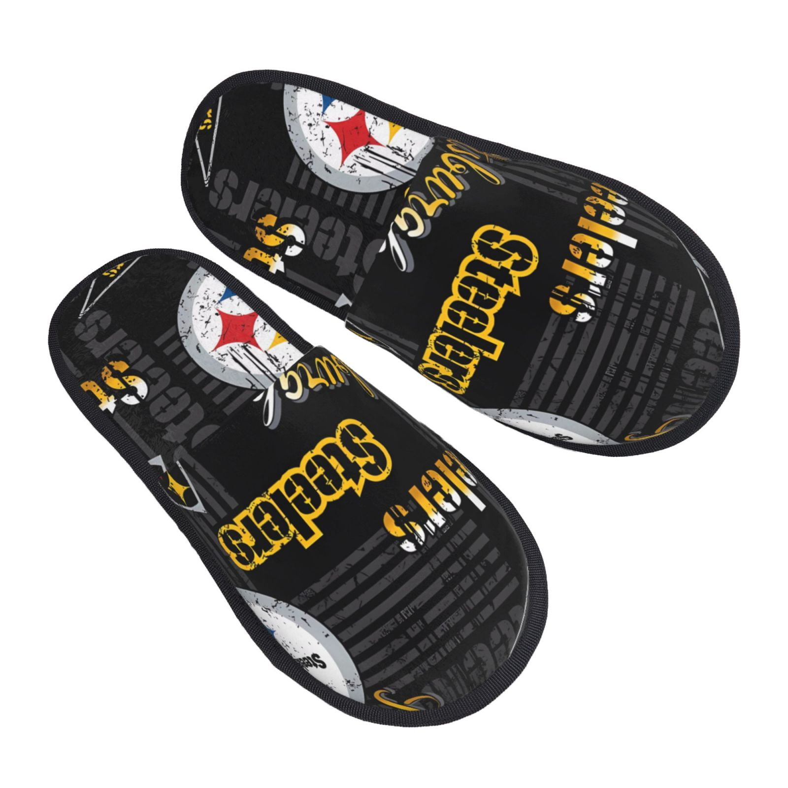 Pittsburgh Furry EVA Slippers Warm Slippers Indoor Slippers Winter Soft ...