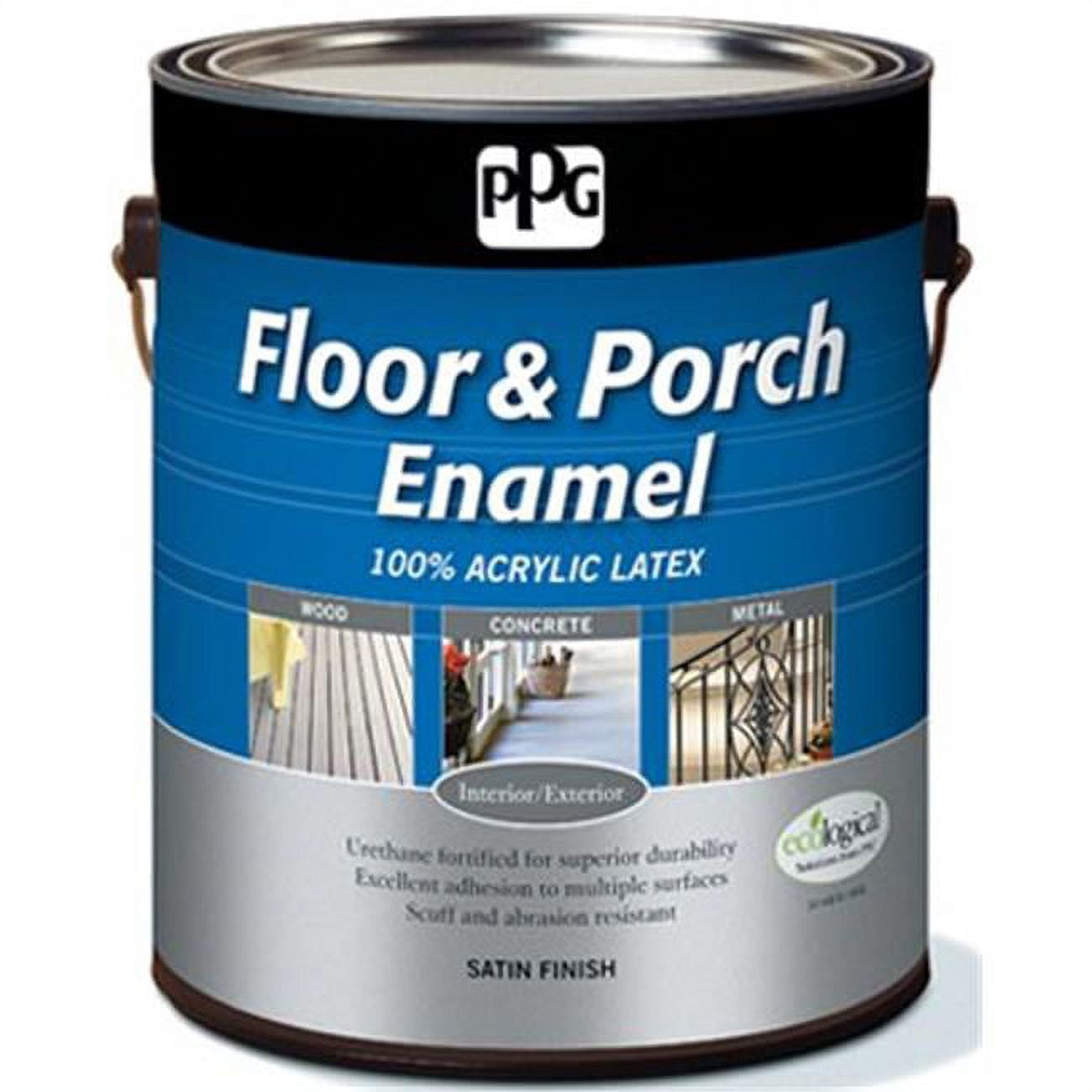 Pittsburgh Paints 3-540XI-01 1 gal Satin Porch & Floor Latex Paint ...
