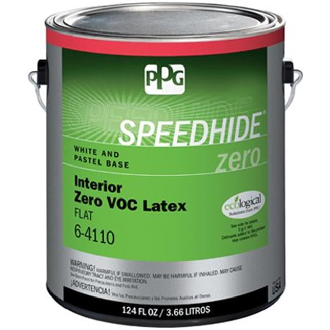 Pittsburgh Paints 6-4120XI-01 1 gal Speedhide Zero Interior Flat Latex ...