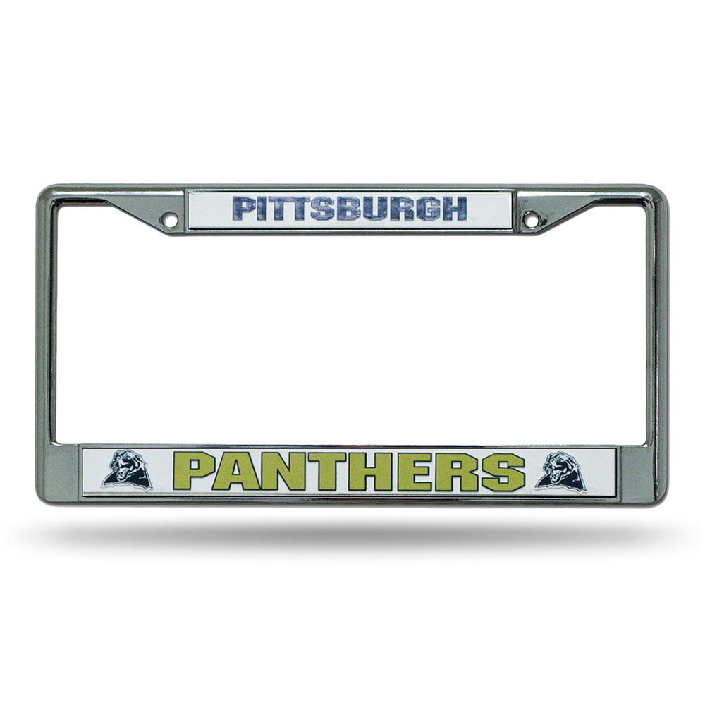 Pittsburgh Panthers NCAA Chrome License Plate Frame - Walmart.com
