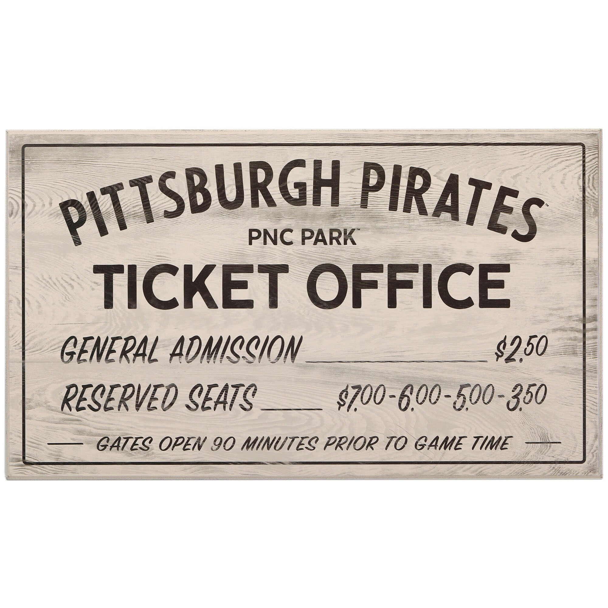Pittsburgh Pirates Ticket