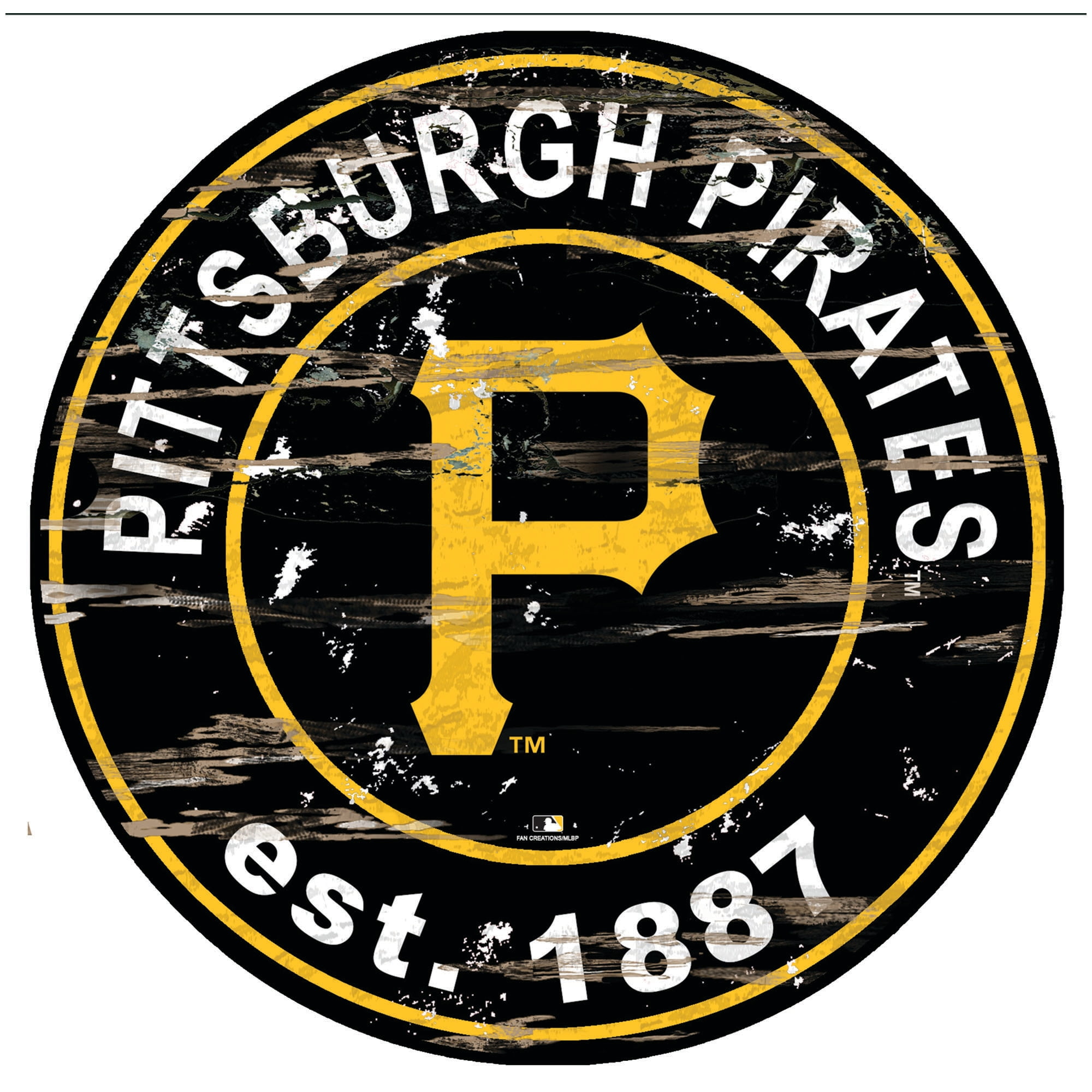 Pittsburgh Pirates 24'' Established Year Round Sign - Walmart.com
