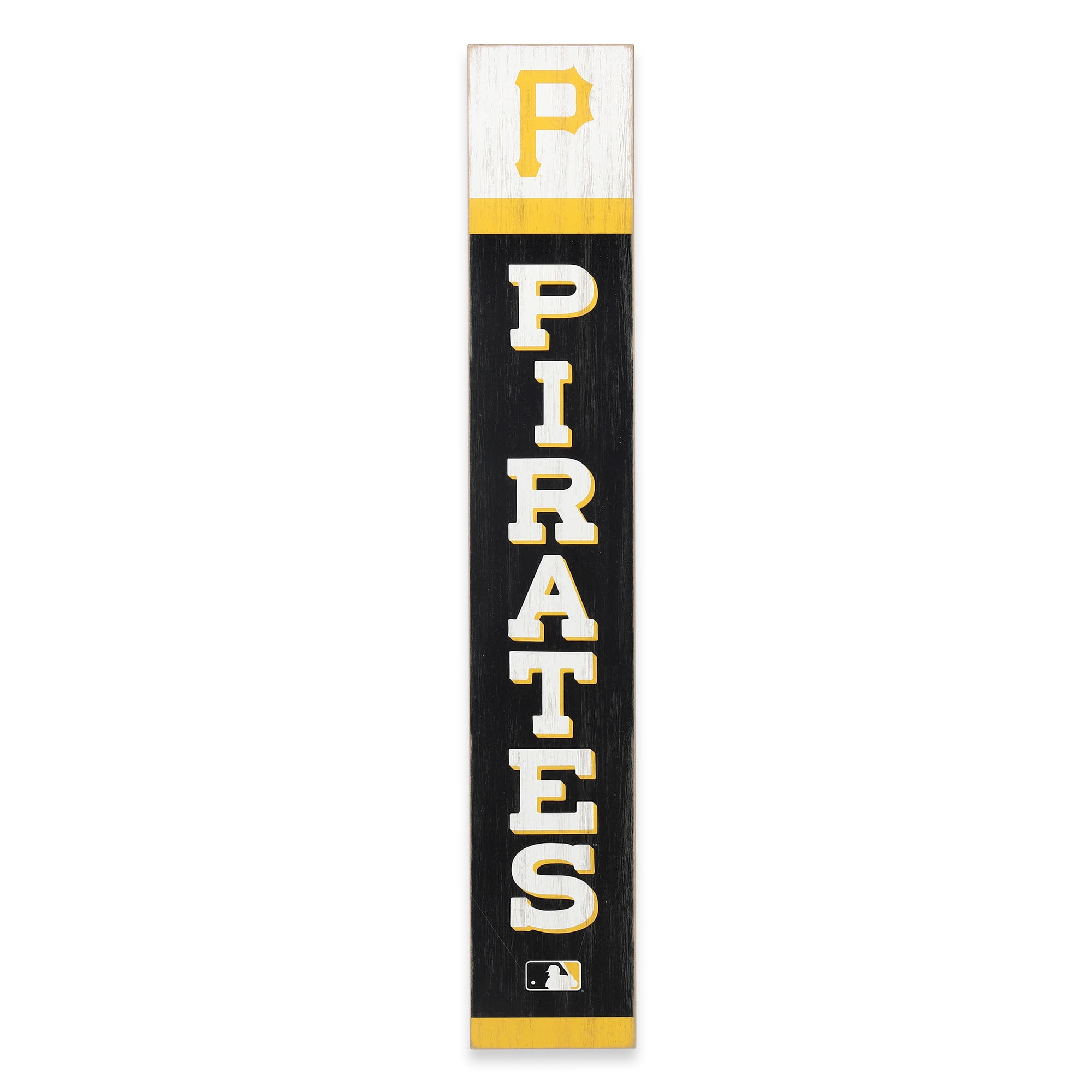 Pittsburgh Pirates 6.75'' x 40.5'' Vertical Wood Sign - Walmart.com